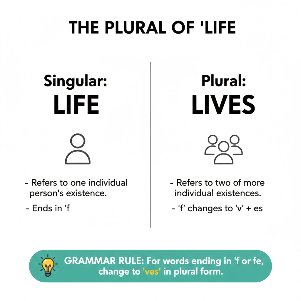 جمع life چه می‌شود؟ پاسخ سریع و قانون جمع بستن + مثال - گاما تبریز